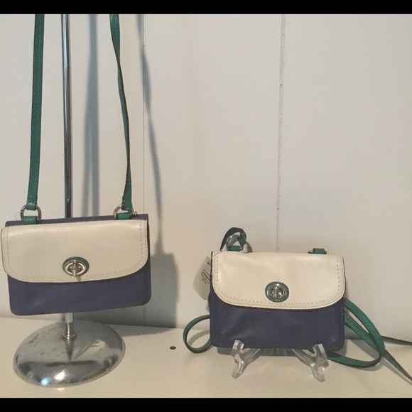 Coach | Bags | Retired Nwt Coach Dylan Crossbody Bluewhite | Poshmark